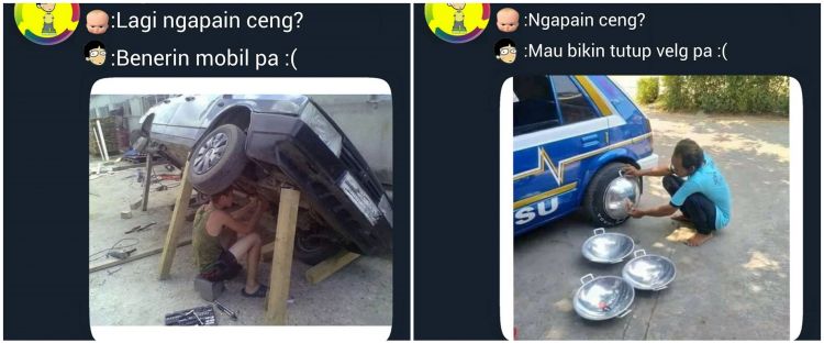 10 Meme lucu reparasi kendaraan ini bikin geli-geli jengkel
