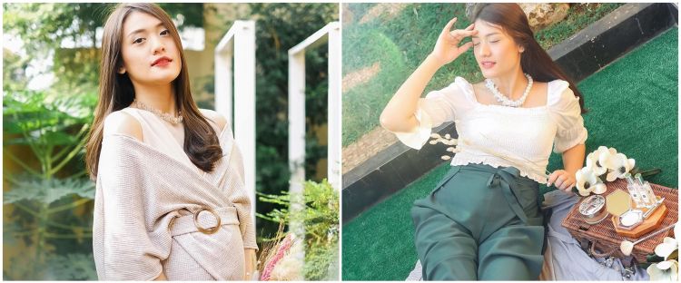 8 Gaya outfit kehamilan Anissa Aziza, inspirasi kece untuk bumil
