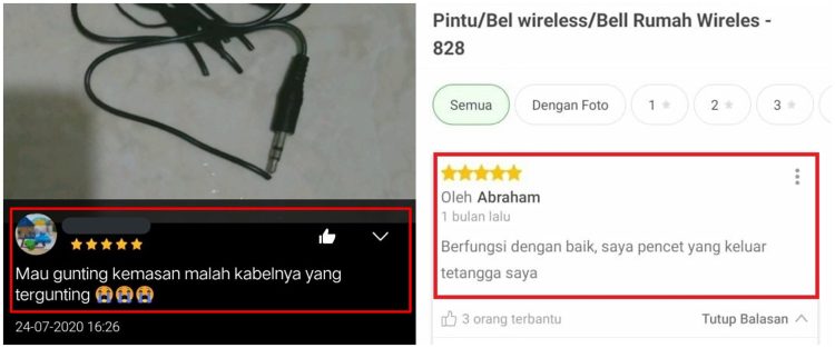10 Review barang elektronik di online shop, bikin cekikikan