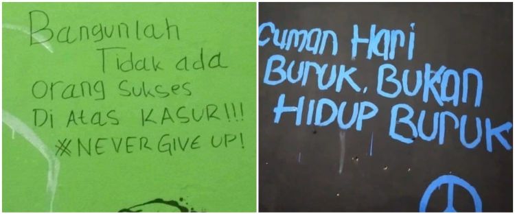 Aksi Corat Coret Tembok | Brilio.net