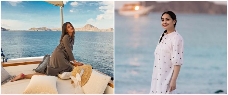 7 Adu gaya Nagita Slavina dan Paula Verhoeven liburan ke Labuan Bajo