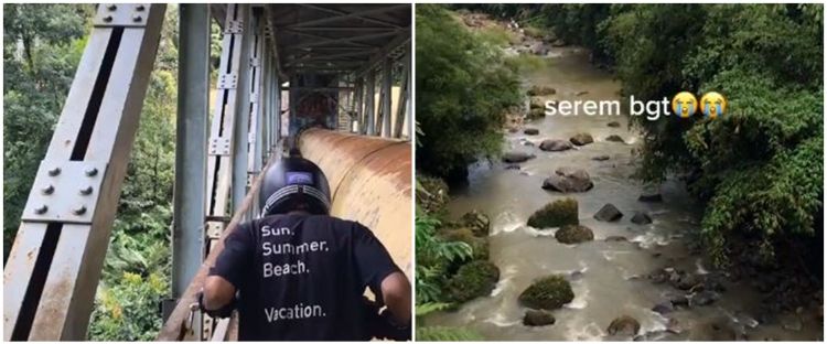 Viral, cewek kesasar ke jembatan sempit karena ikuti Google Maps Viral, cewek kesasar ke jembatan sempit karena ikuti Google Maps