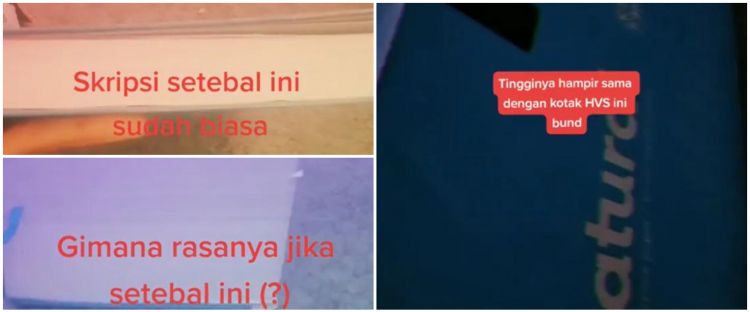 Super niat, mahasiswi ini bikin skripsi setebal hampir 5 rim Super niat, mahasiswi ini bikin skripsi setebal hampir 5 rim