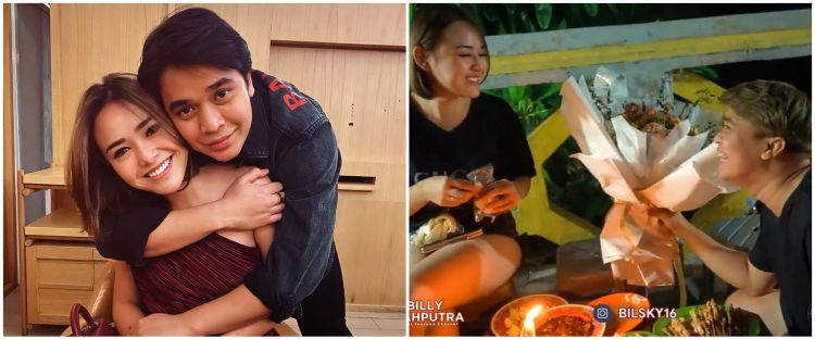 10 Momen Billy Syahputra ajak Amanda Manopo makan di pinggir jalan