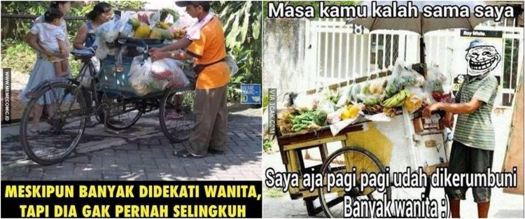 10 Meme tukang sayur keliling ini absurdnya bikin senyum kecut