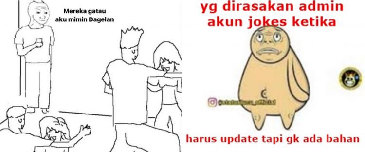 10 Meme lucu kocak nasib admin akun komedi di medsos, nyesek abis