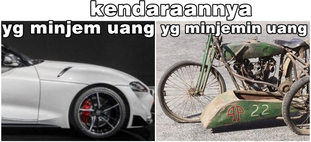 10 Meme lucu temen minjem uang tapi tak tahu diri, bikin dahi ber