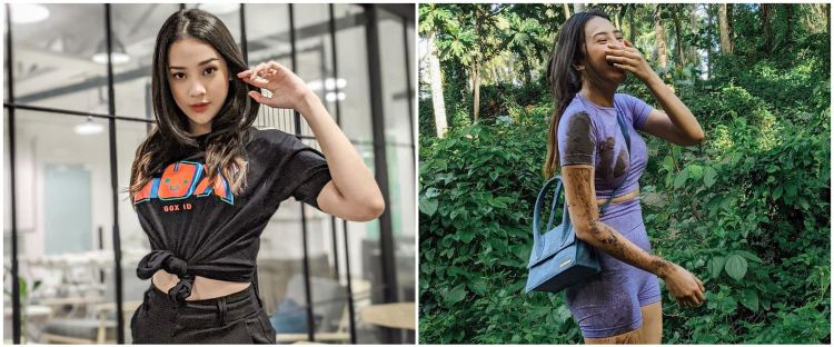 Jatuh dari sepeda, aksi Anya Geraldine malah tuai pujian