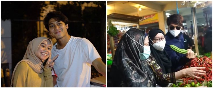 10 Momen Lesty Kejora dan Rizky Billar di pasar, ditantang belanja