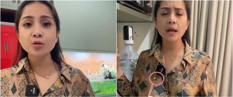 Unggah video di Instagram, tali masker Nagita Slavina bikin salfok