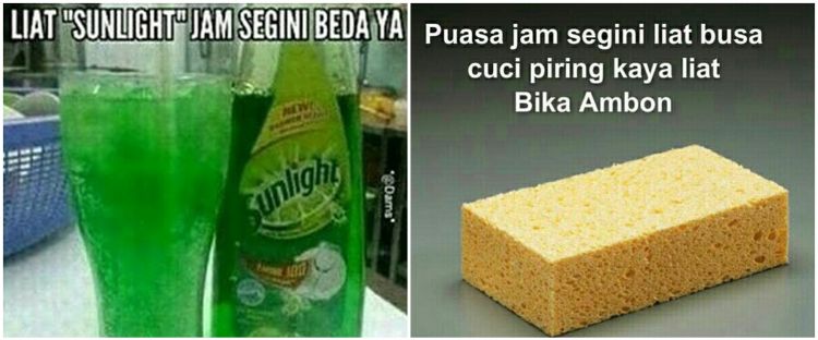 20 Meme lucu benda serupa makanan ini bikin puasa penuh tantangan