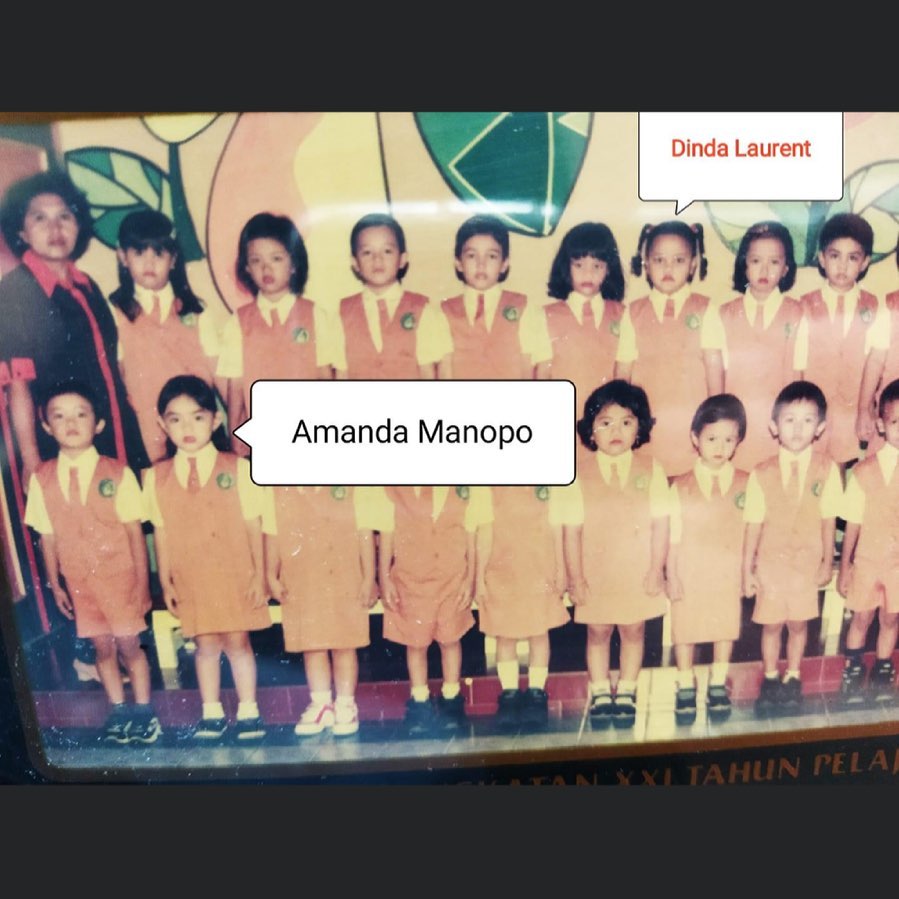 Potret lawas 8 pesinetron saat TK, Amanda Manopo curi perhatian