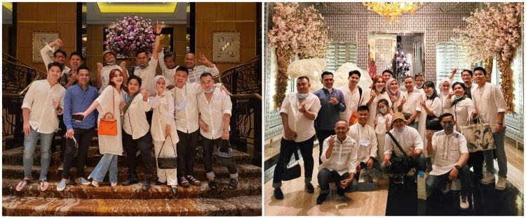 10 Momen buka bersama Ayu Ting Ting bareng karyawan, seru dan hangat