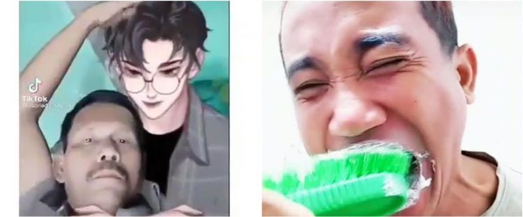 10 Momen absurd bapak-bapak main TikTok, bikin kerutin dahi