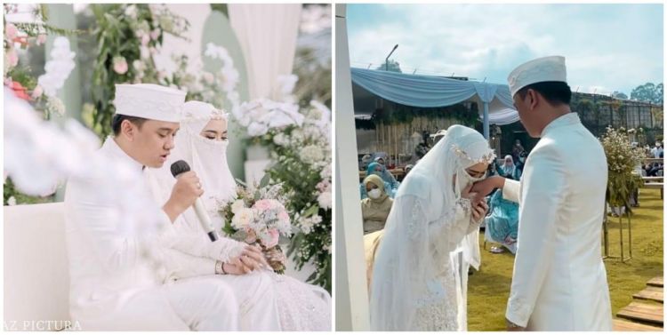 10 Momen pernikahan Wafiq Malik adik Taqy Malik, penuh khidmat