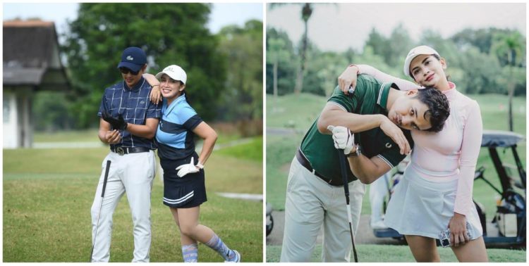 Potret 8 pasangan seleb main golf, jadi ajang quality time romantis