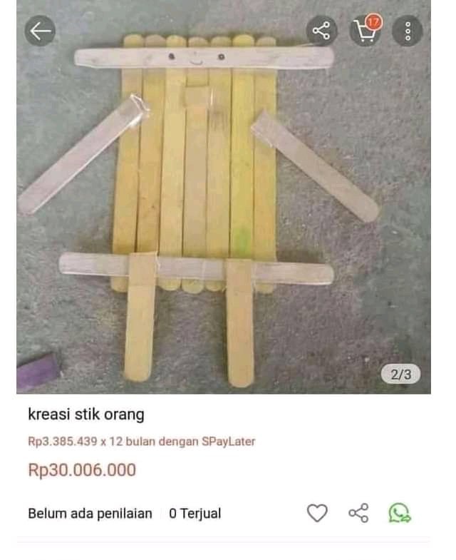 11 Barang dagangan lucu di online shop, namanya bikin dahi berker