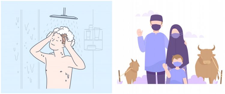 Doa mandi Idul Adha, lengkap dengan adab dan tata caranya