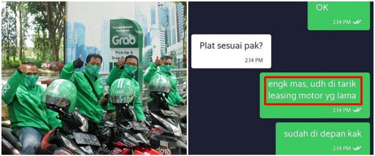 11 Chat lucu driver ojek online mau ngeles ini bikin tepuk jidat