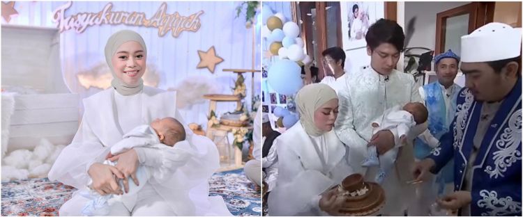 11 Momen akikah anak Lesty Kejora & Rizky Billar, berlangsung khidmat