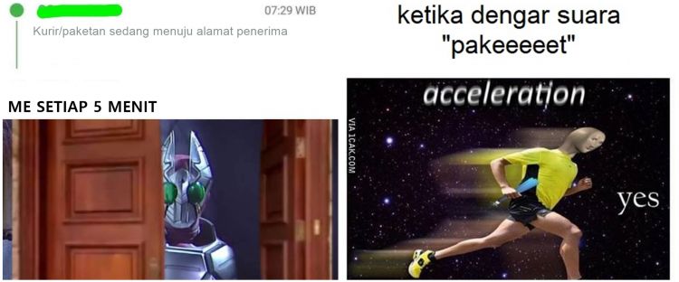 11 Meme lucu nggak sabar nunggu paket belanja online, relate abis 11 Meme lucu nggak sabar nunggu paket belanja online, relate abis