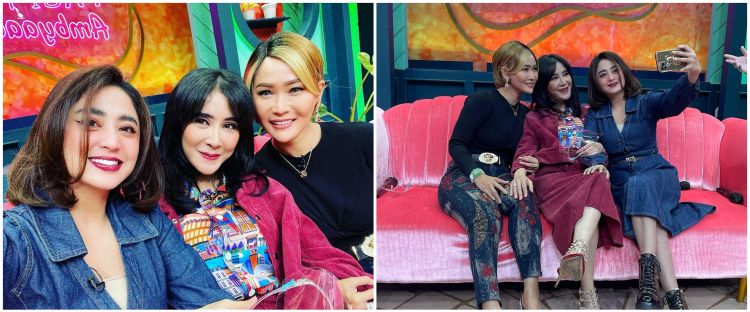 Reuni diva dangdut, ini 7 potret Inul, Uut Permatasari, & Dewi Perssik