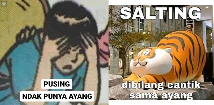 15 Meme kocak 'karena ayang' ini bikin orang kasmaran senyum sendiri