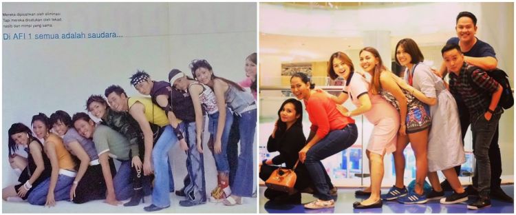 11 Potret kompak jebolan AFI 1 dari masa ke masa, persahabatannya awet