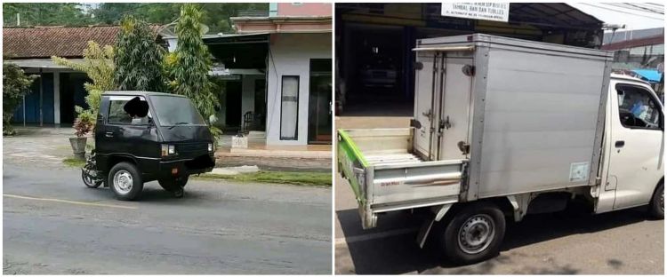 17 Modifikasi nyeleneh mobil bak ini bikin dahi berkerut