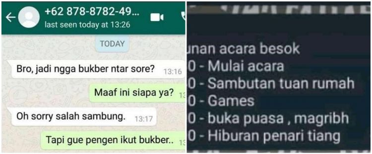11 Chat lucu ajak bukber ini bikin senyum lebar