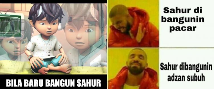 15 Meme kocak tentang sahur ini dialami banyak orang, relate abis