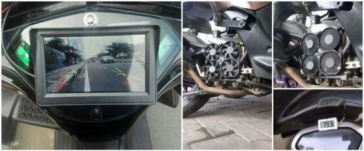 11 Potret nyeleneh fitur sepeda motor, idenya boleh juga