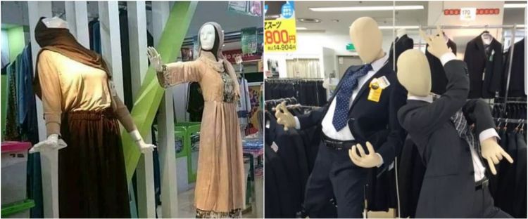 13 Pose absurd manekin ini bikin yang lihat auto nyengir