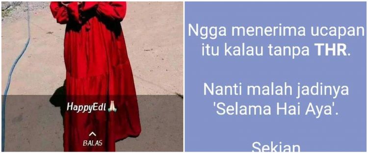 11 Status WhatsApp lucu saat Lebaran ini bikin cengengesan