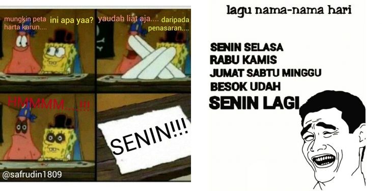 15 Meme ketemu hari Senin ini lucunya bikin menggelitik