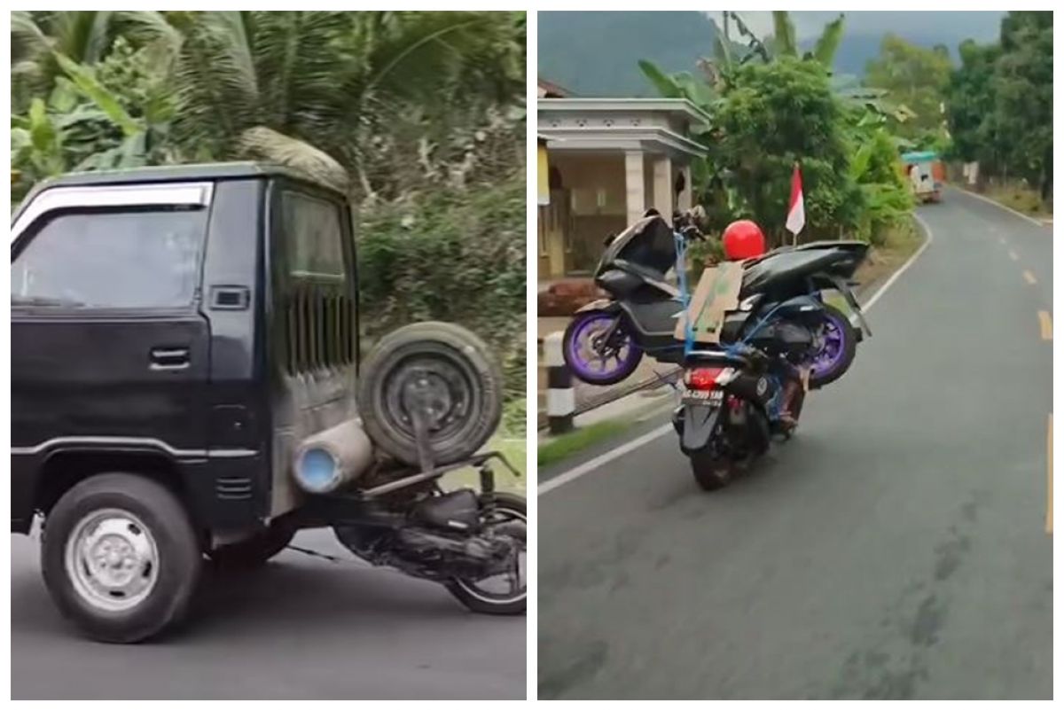 20 Potret kendaraan di jalan bikin gagal fokus banget | Techno.id