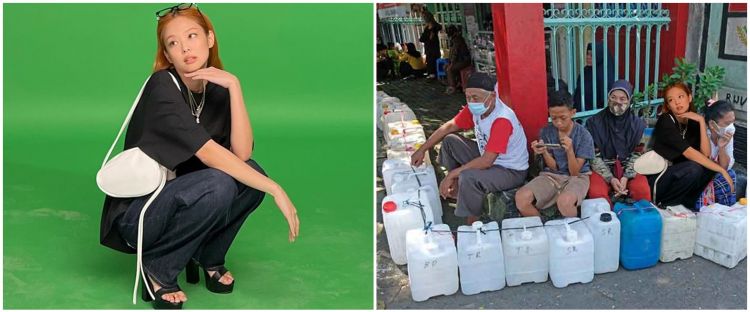 11 Editan foto Jennie Blackpink, ada yang ikut antre minyak