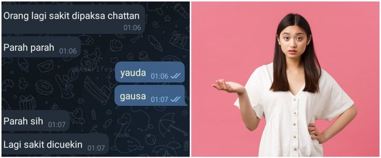 11 Chat lucu pacar bikin bingung, pengin kesal tapi sayang