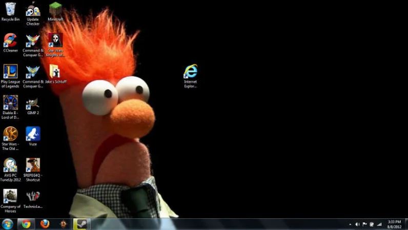 17 Potret wallpaper desktop super unik dan kreatif, antara lucu dan ...