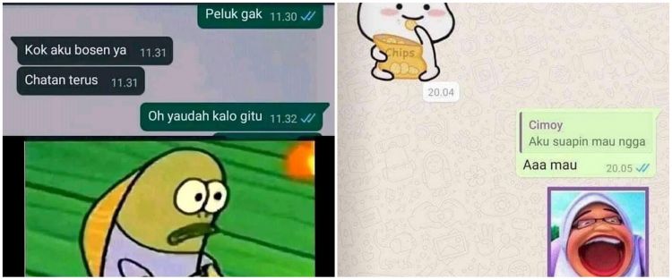 17 Chat lucu nasib pacaran jarak jauh ini bikin ngenes bacanya