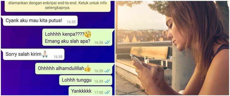 23 Chat lucu pacar minta putus, harusnya sedih jadi ngakak