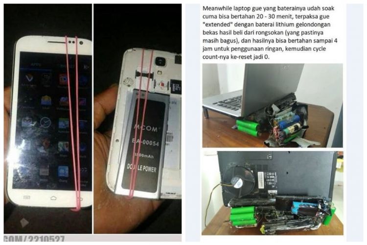 11 Potret manfaatkan baterai bekas untuk gadget, bikin heran lihatnya ...