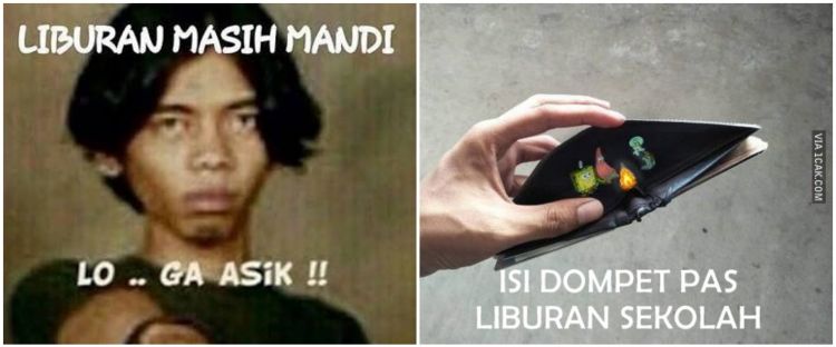 19 Meme kocak saat liburan sekolah ini bikin angguk setuju