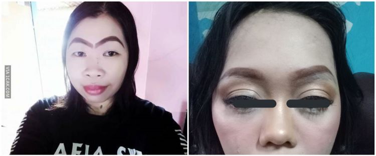 11 Potret gagal bikin alis ini bikin dongkol sekaligus ngakak