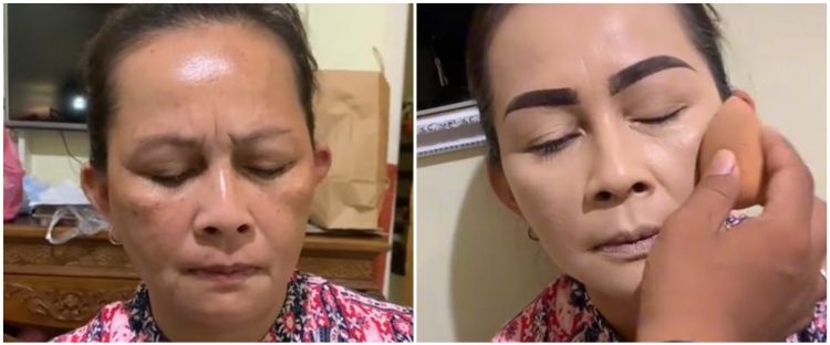 Potret wanita dirias MUA jadi lebih muda, mirip Aurel Hermansyah