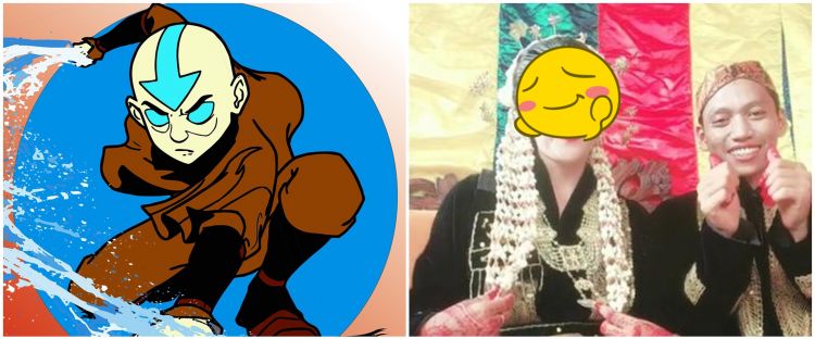 Potret riasan paes manten mirip panah Aang Avatar, konsepnya absurd