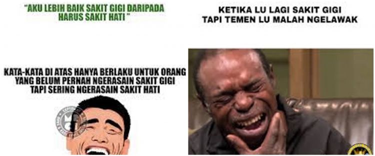 15 Meme kocak gambaran saat sakit gigi ini bikin cenat-cenut