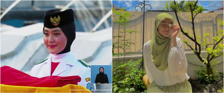 9 Potret Ayumi Sasaki, pembawa baki penurunan bendera di Istana Negara