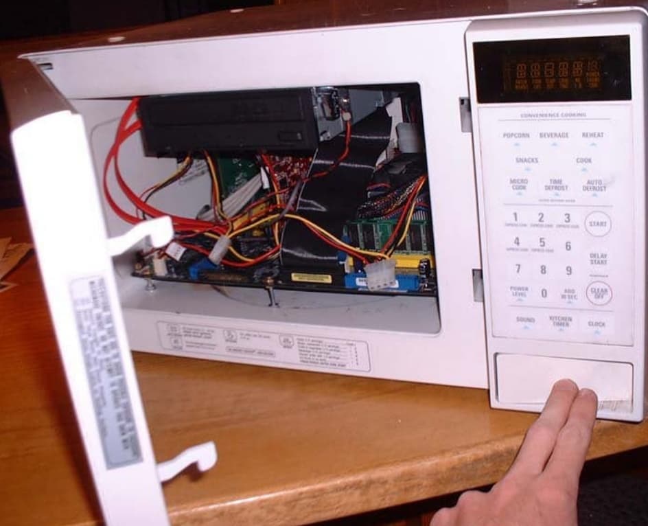 11 Potret rakit PC dengan konsep alat dapur, idenya out of the box ...