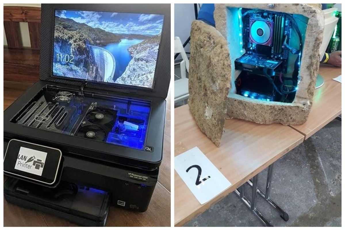 11 Ide kreatif rakit komputer pada benda tak seharusnya, absurd | Techno.id